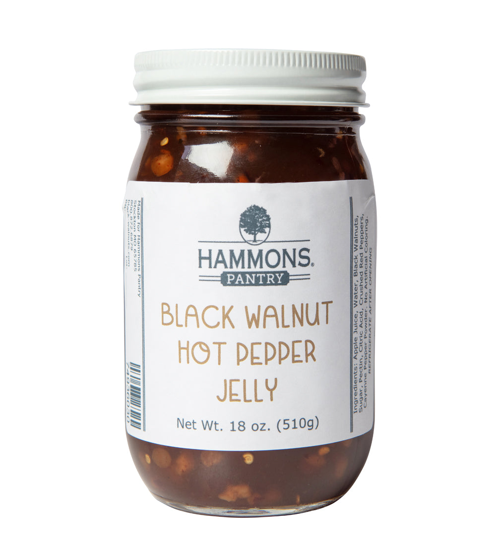 Black Walnut Hot Pepper Jelly – Hammons Pantry