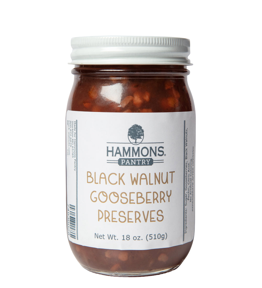 Black Walnut Gooseberry Preserves – Hammons Pantry