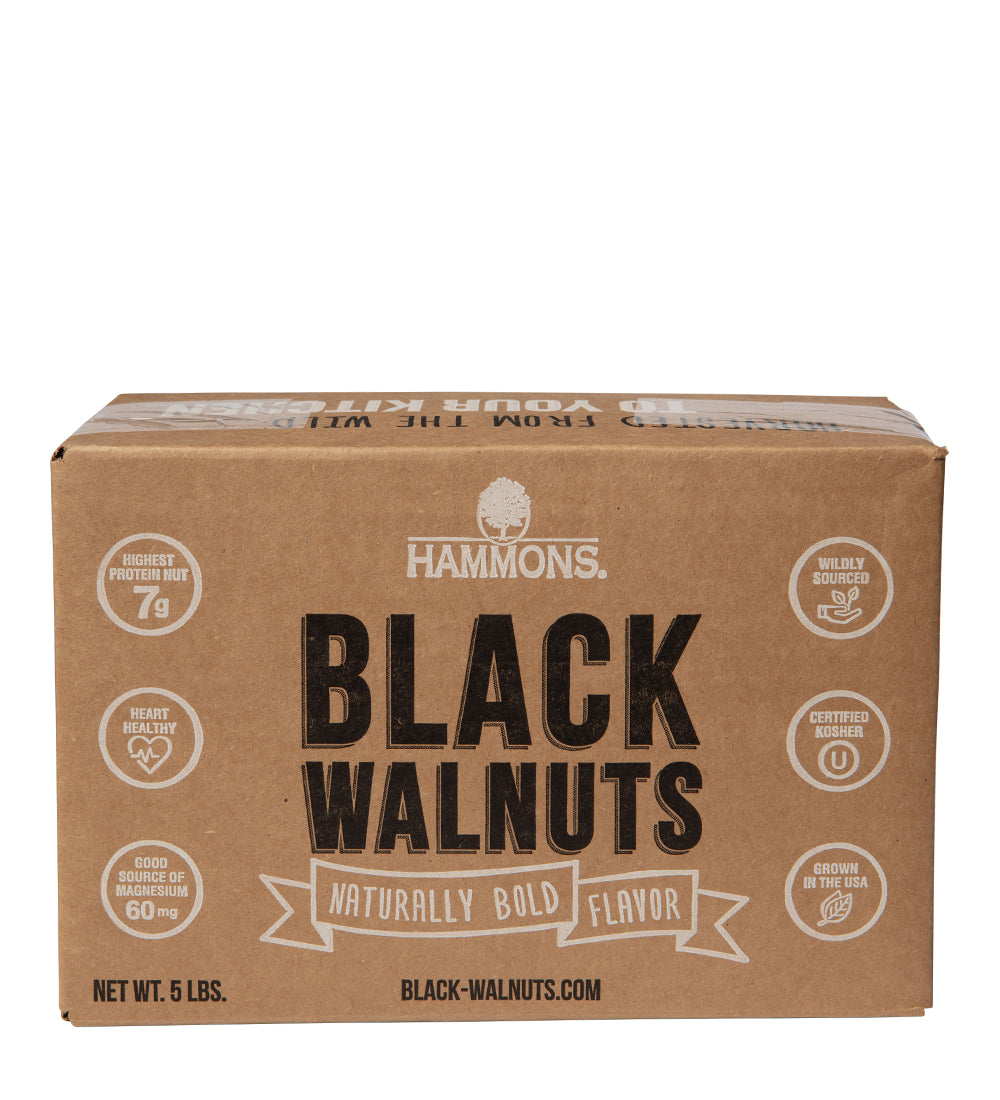 Recipe Ready Wild Black Walnuts 5 lb Box – Hammons Pantry