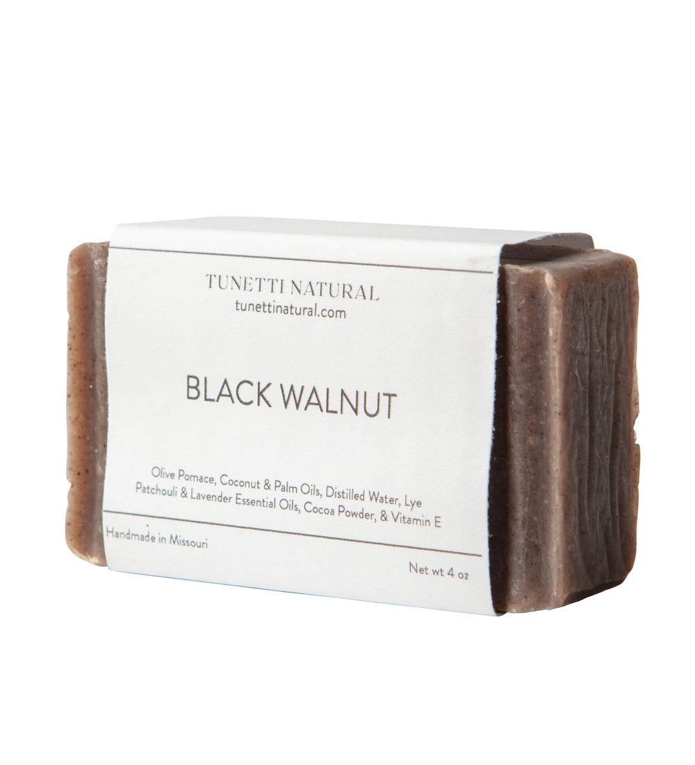 Black Walnut Exfoliating Bar Soap – Hammons Pantry
